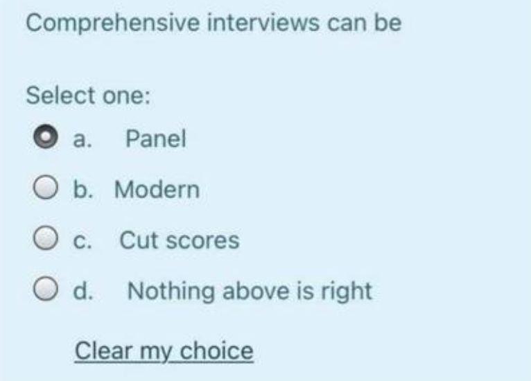 Solved Comprehensive interviews can be Select one: a. Panel | Chegg.com