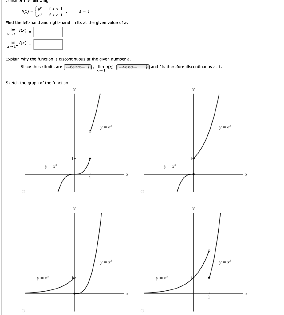 Solved Consider the following. if x