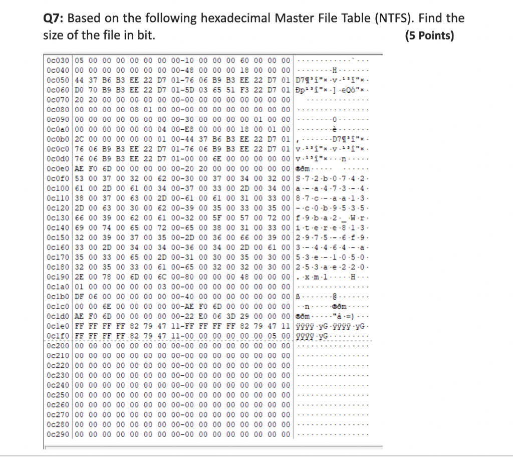 Properties 21 File System Information Cluster Size | Chegg.com