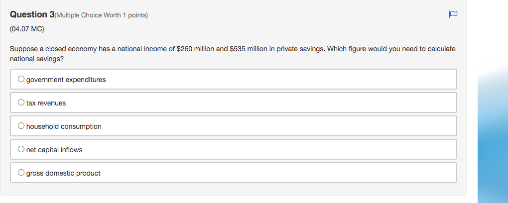 Solved Question 5(Multiple Choice Worth 1 points) (04.02 MC) | Chegg.com