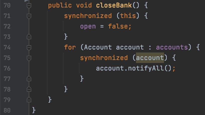 Solved 10 11 public class Account { private volatile int | Chegg.com