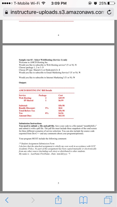 Solved o T-Mobile Wi-Fi令 3:09 PM | Chegg.com