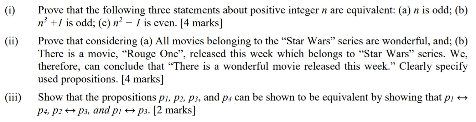 Solved Prove that the following three statements about | Chegg.com