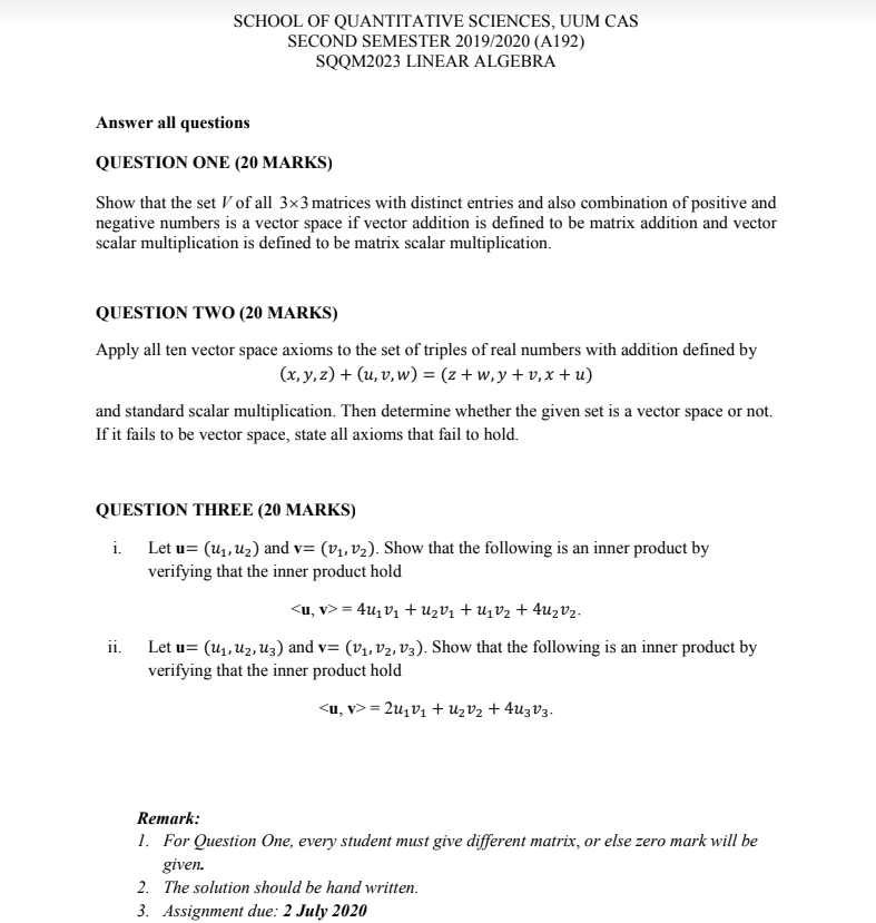 Solved NOTE: PLEASE SOLVE FOR Q3 ONLY (I will post 3 | Chegg.com