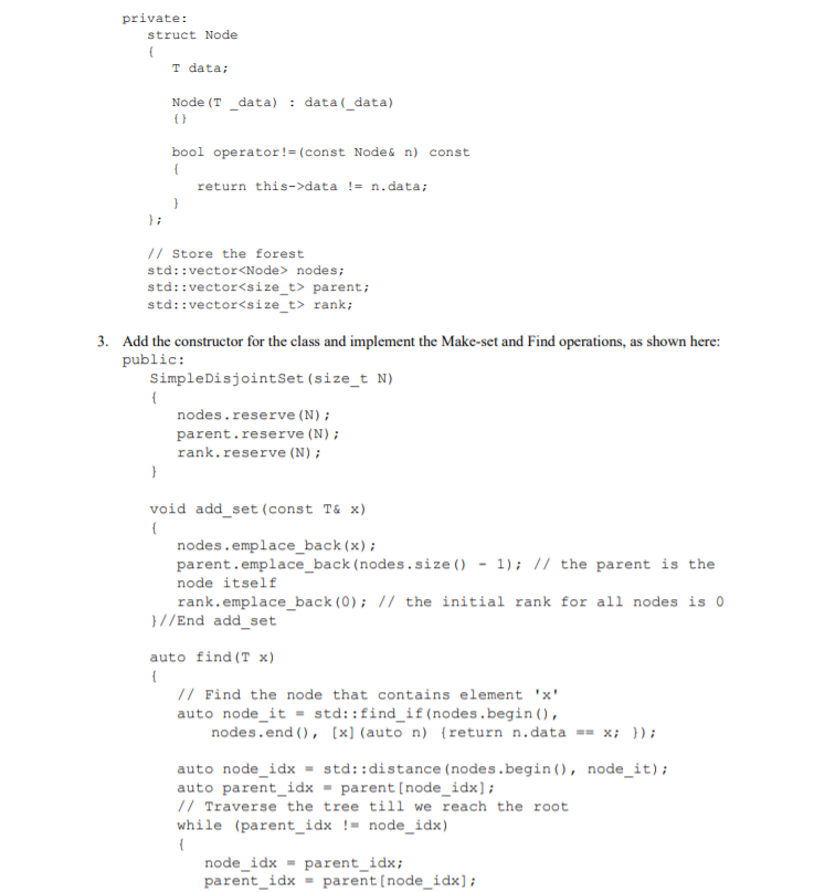 Solved 3.1 Kruskal's MST Algorithm The minimum spanning tree | Chegg.com