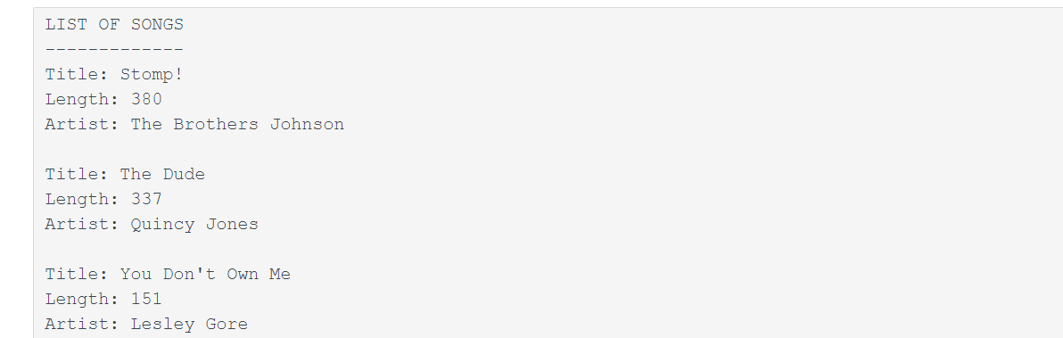 Solved Given main(), complete the SongNode class to include | Chegg.com