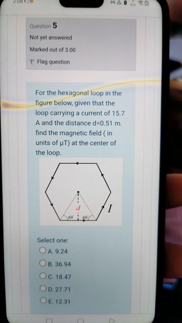 Solved 2008 1140 MAD K/s Question 5 Not yet answered Marked | Chegg.com