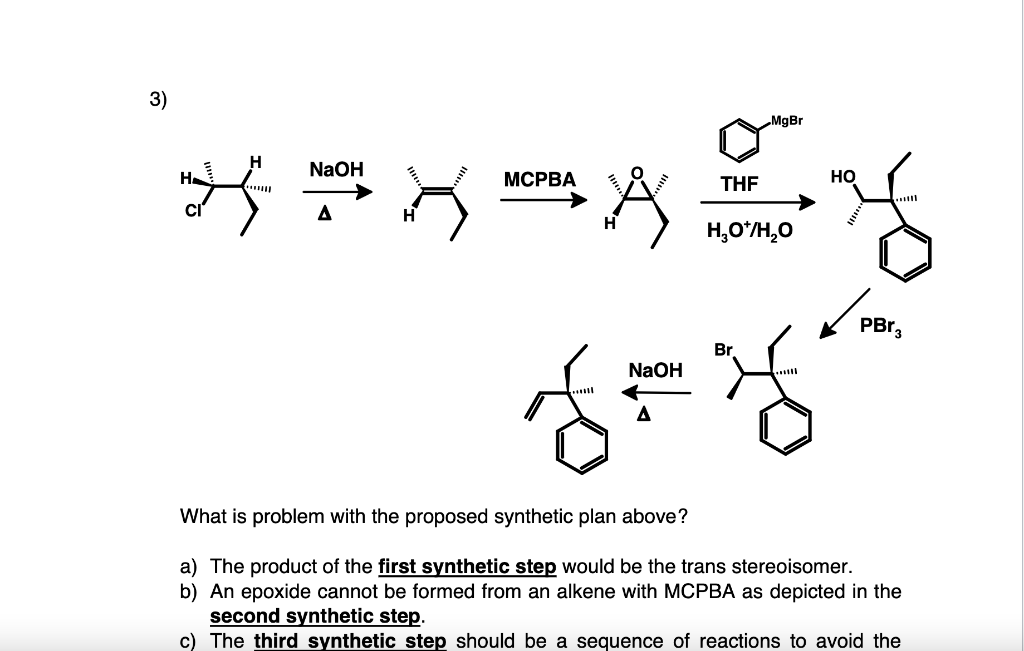 Solved 2) What is the best precursor for making the molecule | Chegg.com