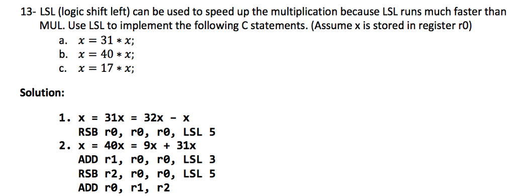 Solved can someone explain why in the solution r0 is | Chegg.com