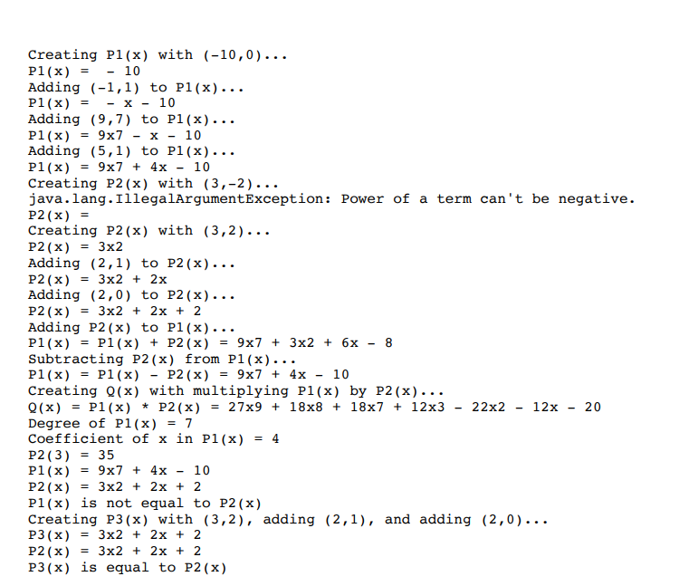Solved Problem 1(60 marks) A polynomial is an expression | Chegg.com
