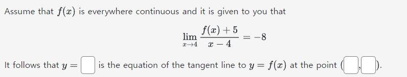 Solved Assume that f(x) is everywhere continuous and it is | Chegg.com