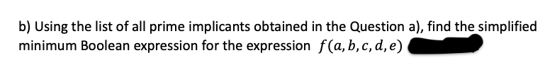 Solved Q1. Consider the minterm expansion expression below | Chegg.com