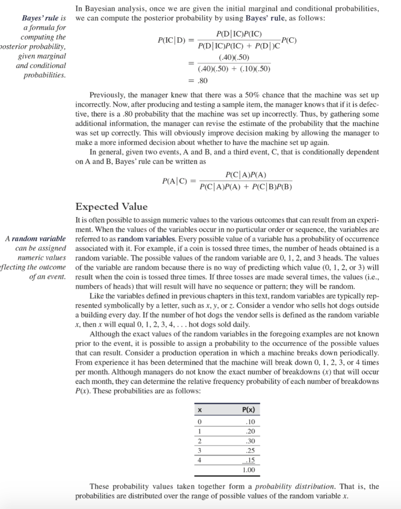 Solved Marginal probabilities FIGURE 11.7 Probability tree | Chegg.com