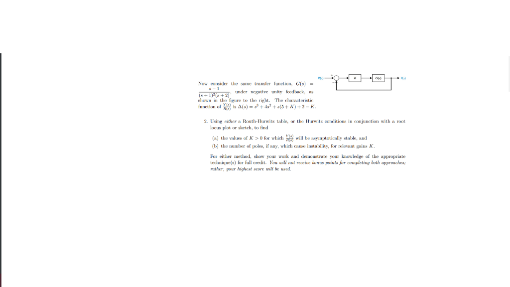 Solved Consider the transfer function G(s) 8-1 (8 + 1)(8 +2) | Chegg.com