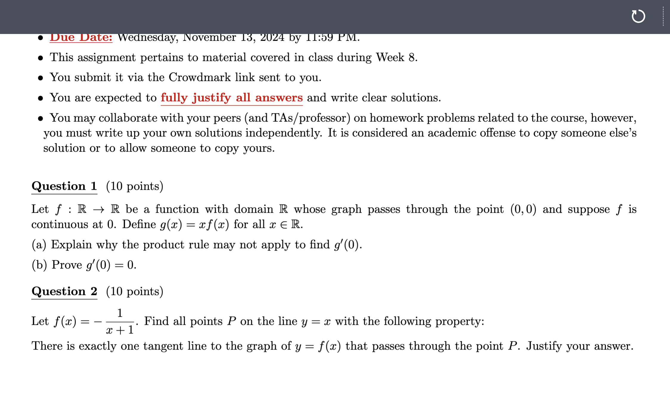 Solved by an EXPERT Due Date: Wednesday, November 13, 2024 by 11:59 | Chegg.com