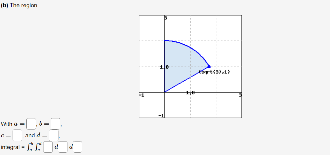 Solved For each of the following, set up the integral of an | Chegg.com
