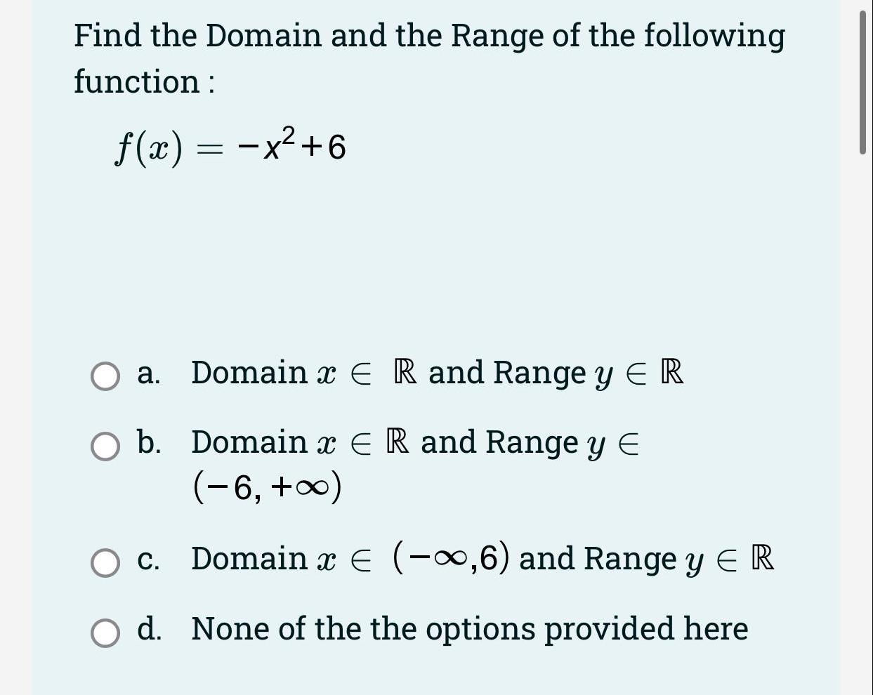 Solved If f(x)=x and g(x)=4x+5. Find the Domain of the | Chegg.com