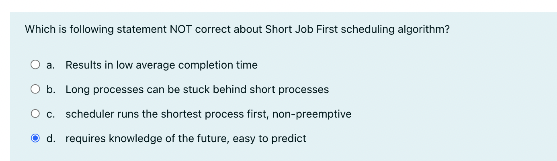 Solved Which is following statement NOT correct about Short | Chegg.com