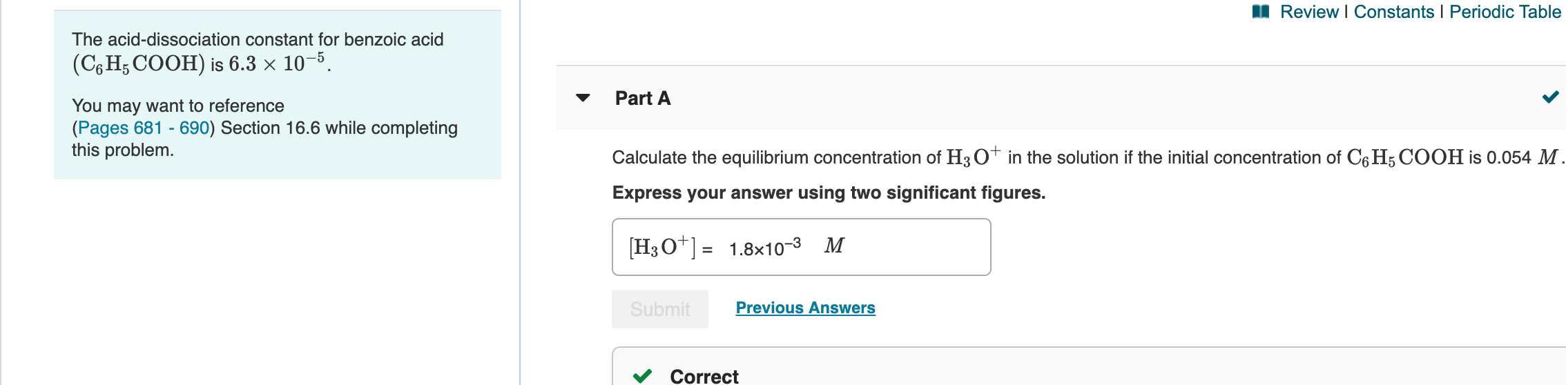 Solved Review Constants 1 Periodic Table The | Chegg.com