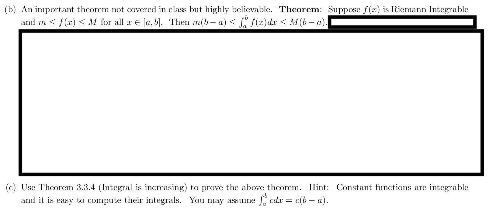 Solved Theorem 3.3.4: Suppose f(x), g(x) are bounded | Chegg.com