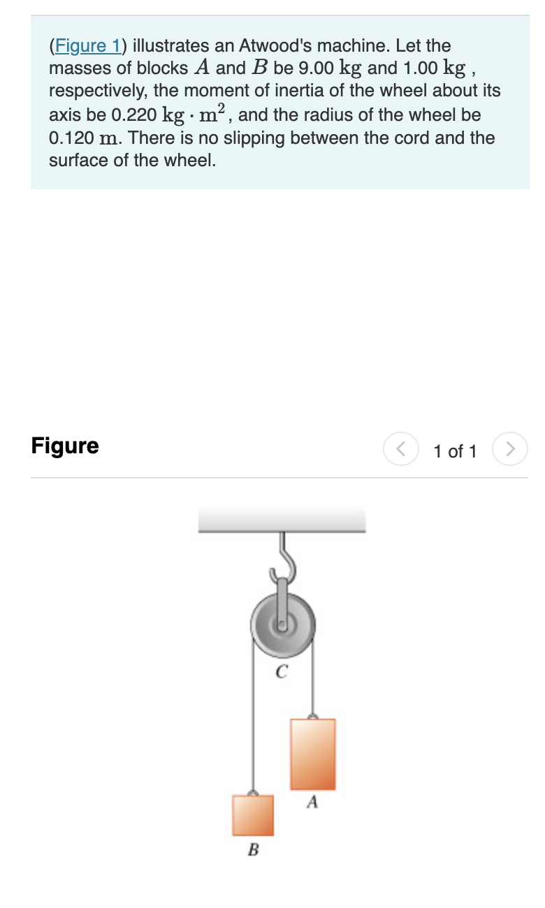 Solved a) Find the magnitude of the linear acceleration of | Chegg.com