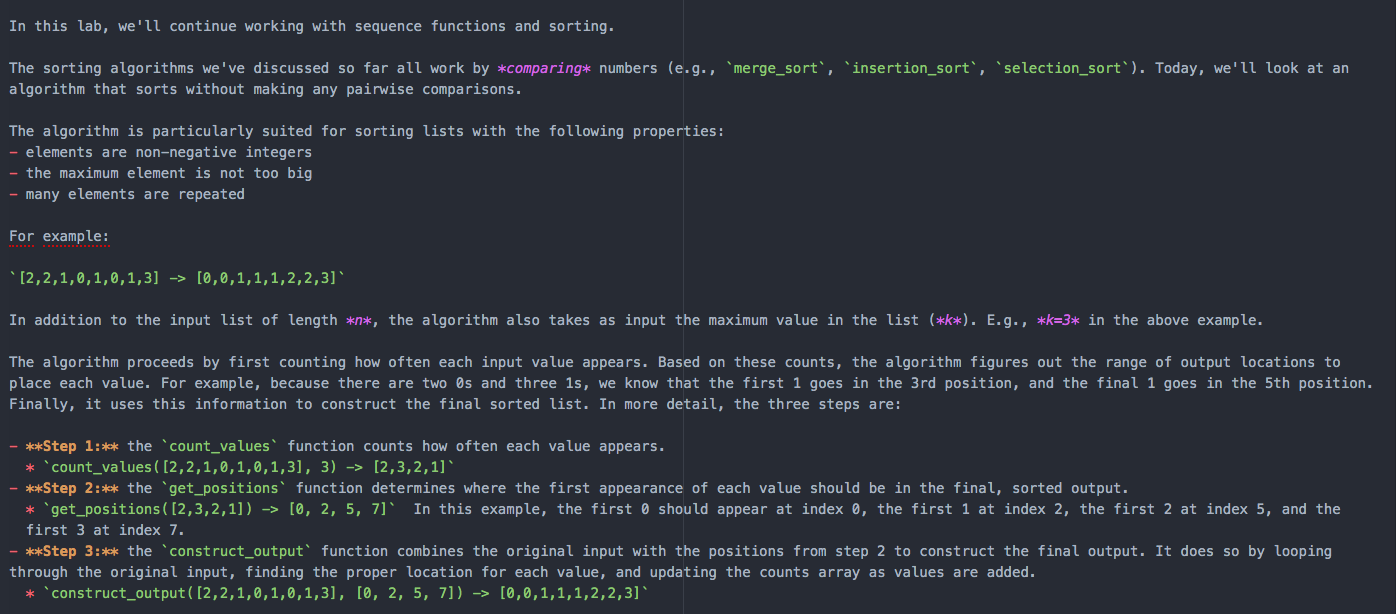 Solved In this lab, we'll continue working with sequence | Chegg.com