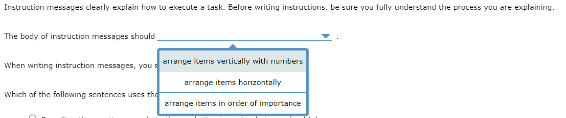 Solved Instruction messages clearly explain how to execute a | Chegg.com