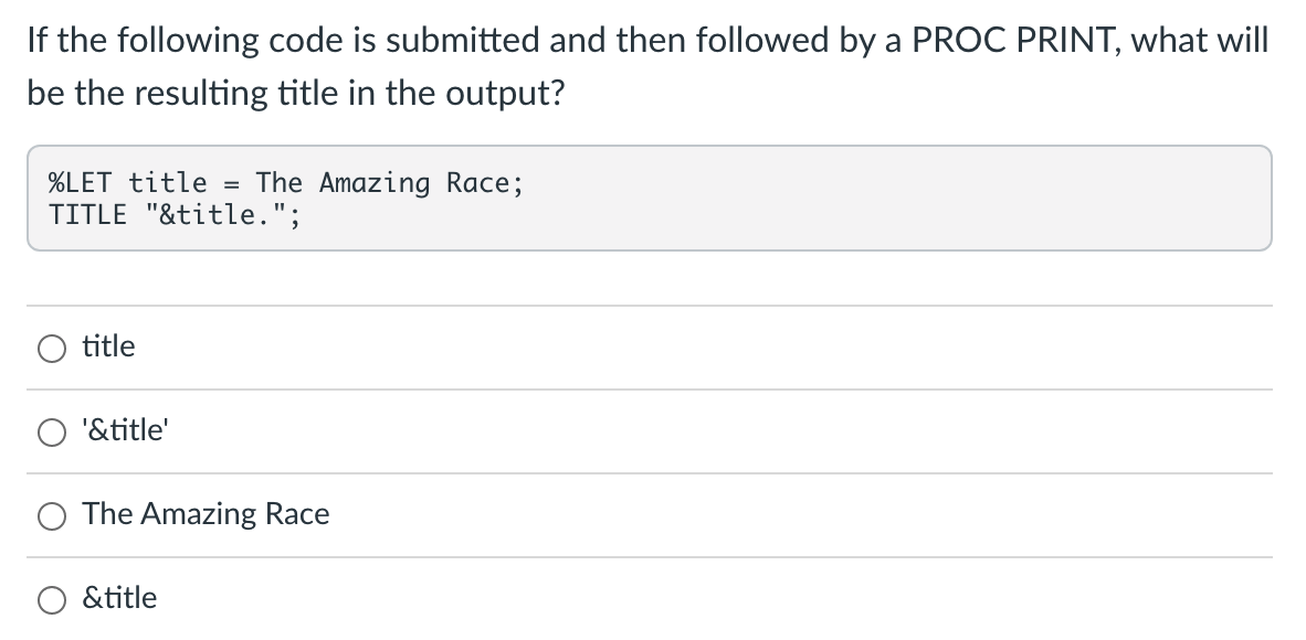 Solved Which macro call will invoke the macro named GETIT? | Chegg.com