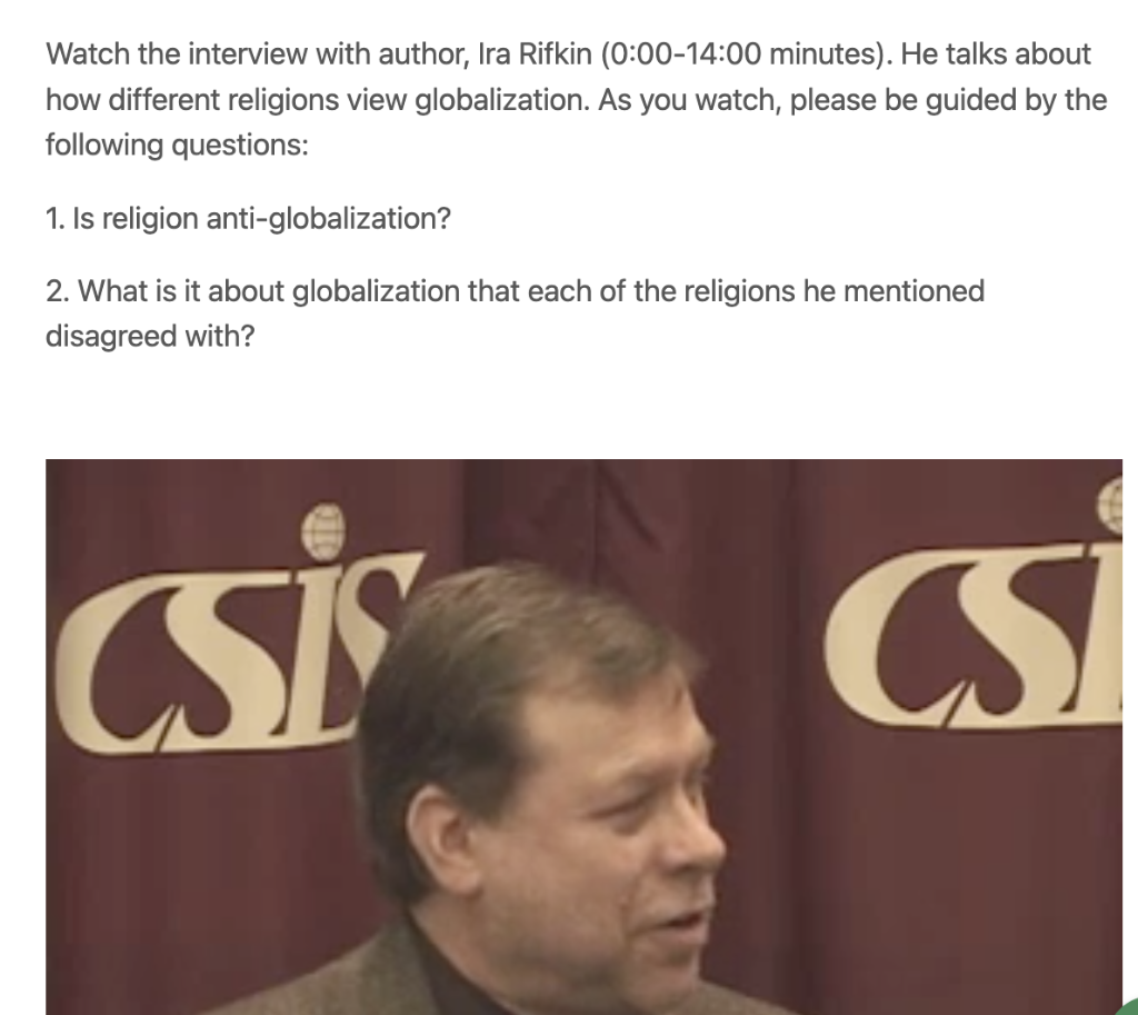 Watch the interview with author, Ira Rifkin | Chegg.com