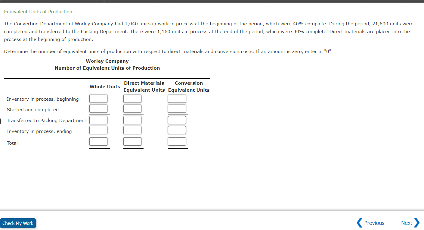 Solved process at the beginning of production. Determine the | Chegg.com