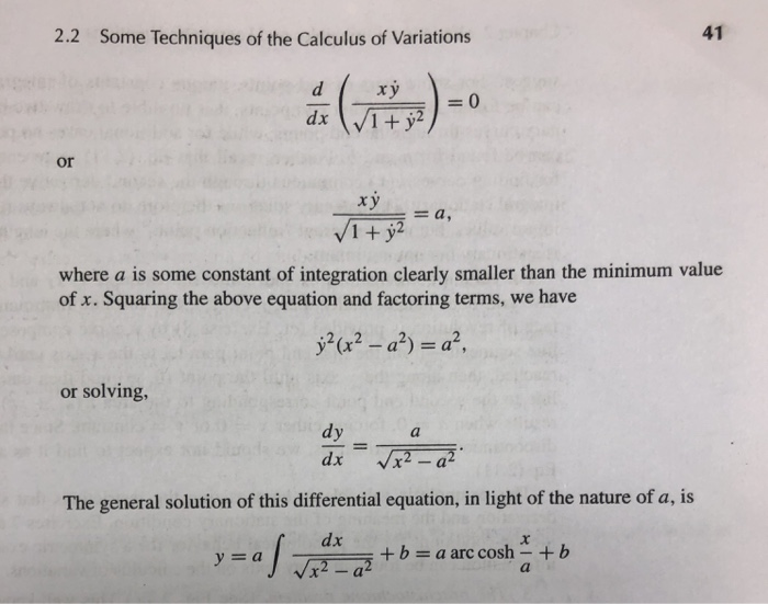 Solved 2. Minimum surface of revolution. Suppose we form a | Chegg.com