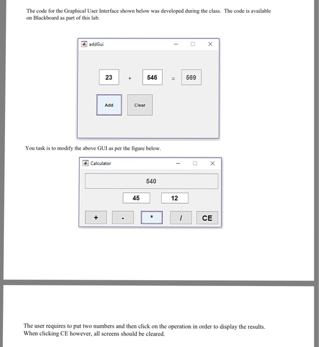 function varargout = addGui(varargin) | Chegg.com