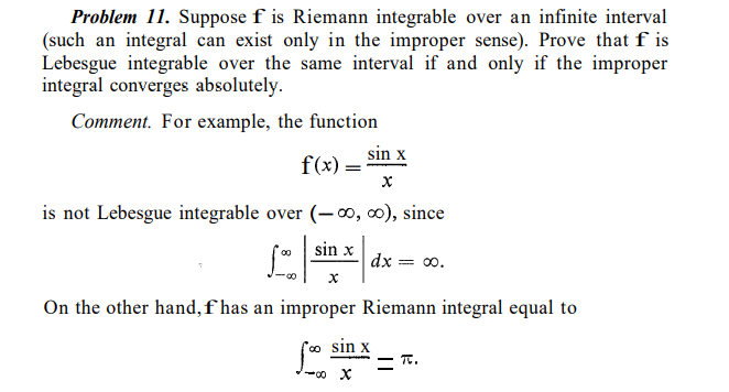 Solved Problem 11. Suppose f is Riemann integrable over an | Chegg.com