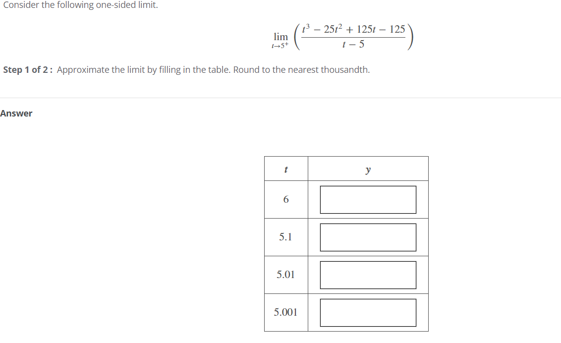 Solved Consider the following one-sided | Chegg.com