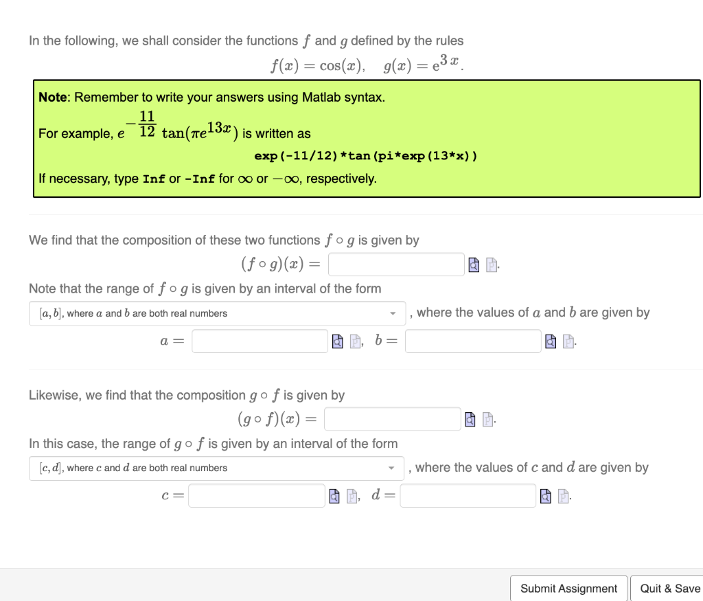 Solved In the following, we shall consider the functions f | Chegg.com