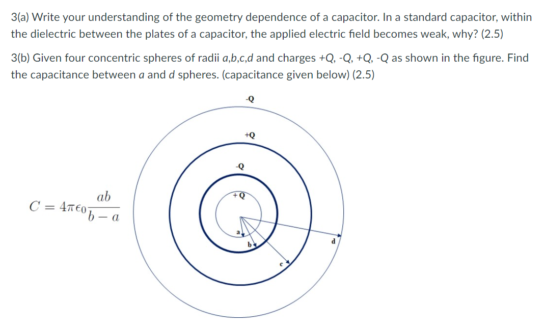 Solved 3(a) Write your understanding of the geometry | Chegg.com
