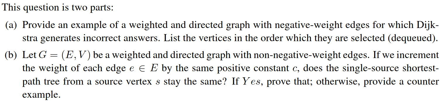 Solved This question is two parts: (a) Provide an example of | Chegg.com