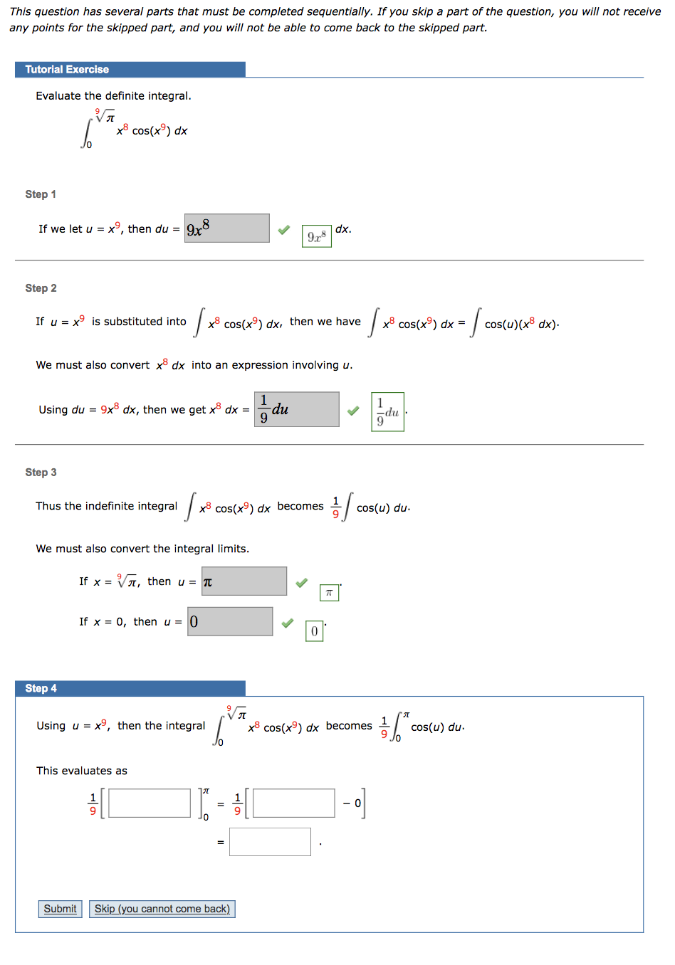 Solved This question has several parts that must be | Chegg.com