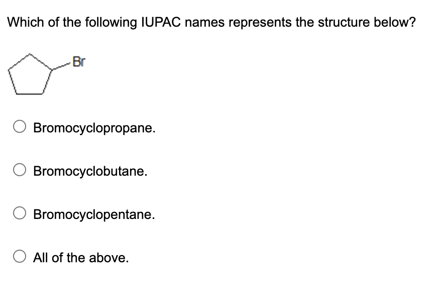 [Solved]: 10 Which of the following IUPAC names represents