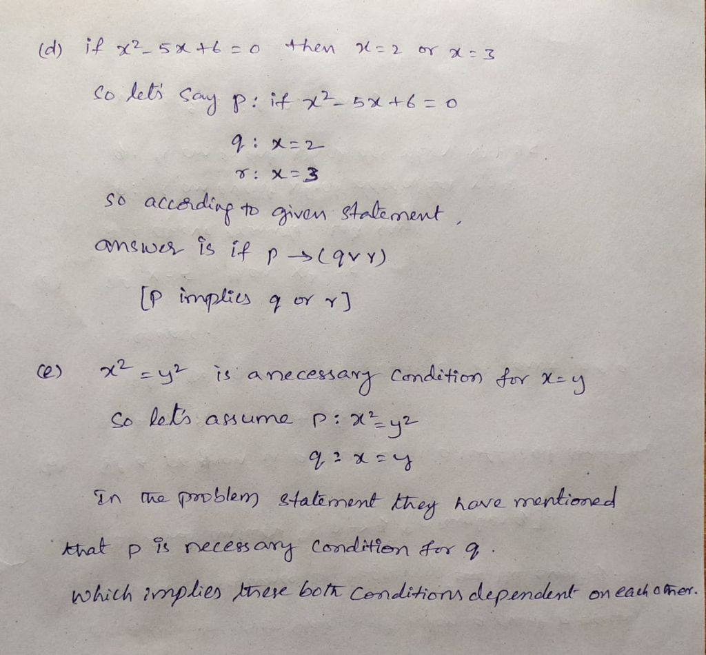 Solved Discrete Mathematics Chapter 3 1 · Propositions And