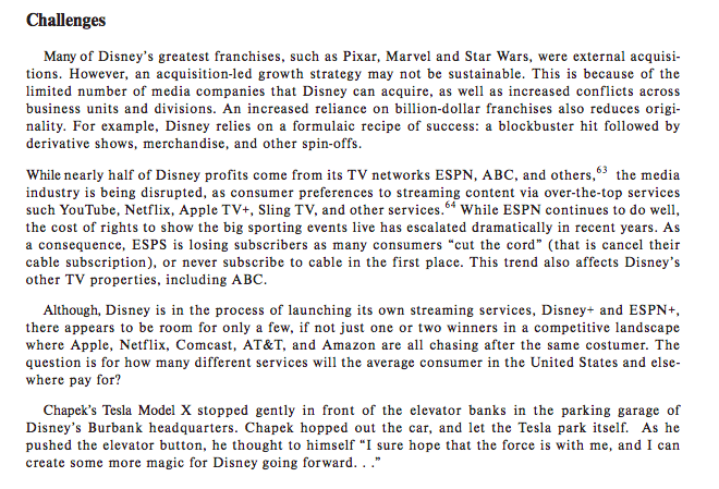 Solved Challenges Many of Disney's greatest franchises, such | Chegg.com