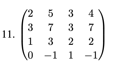 Solved determine if it has an inverse and, if so, compute | Chegg.com