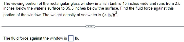 Solved The viewing portion of the rectangular glass window | Chegg.com