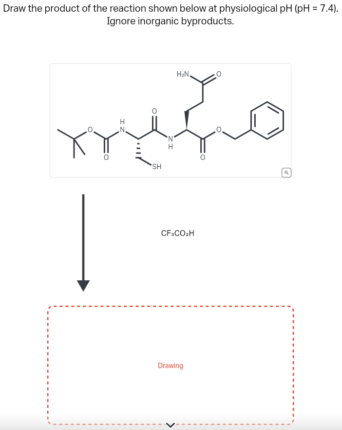Solved Draw the product of the reaction shown below at | Chegg.com