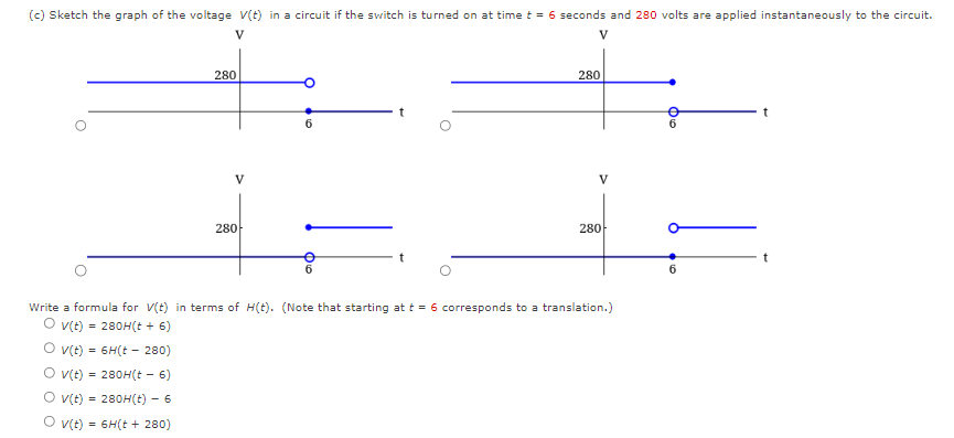 Solved The Heaviside function \\( H \\) is defined by \\[ | Chegg.com