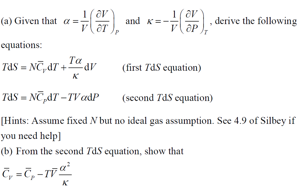 Solved -X乱 --, a) Given that α and K=- derive the following | Chegg.com