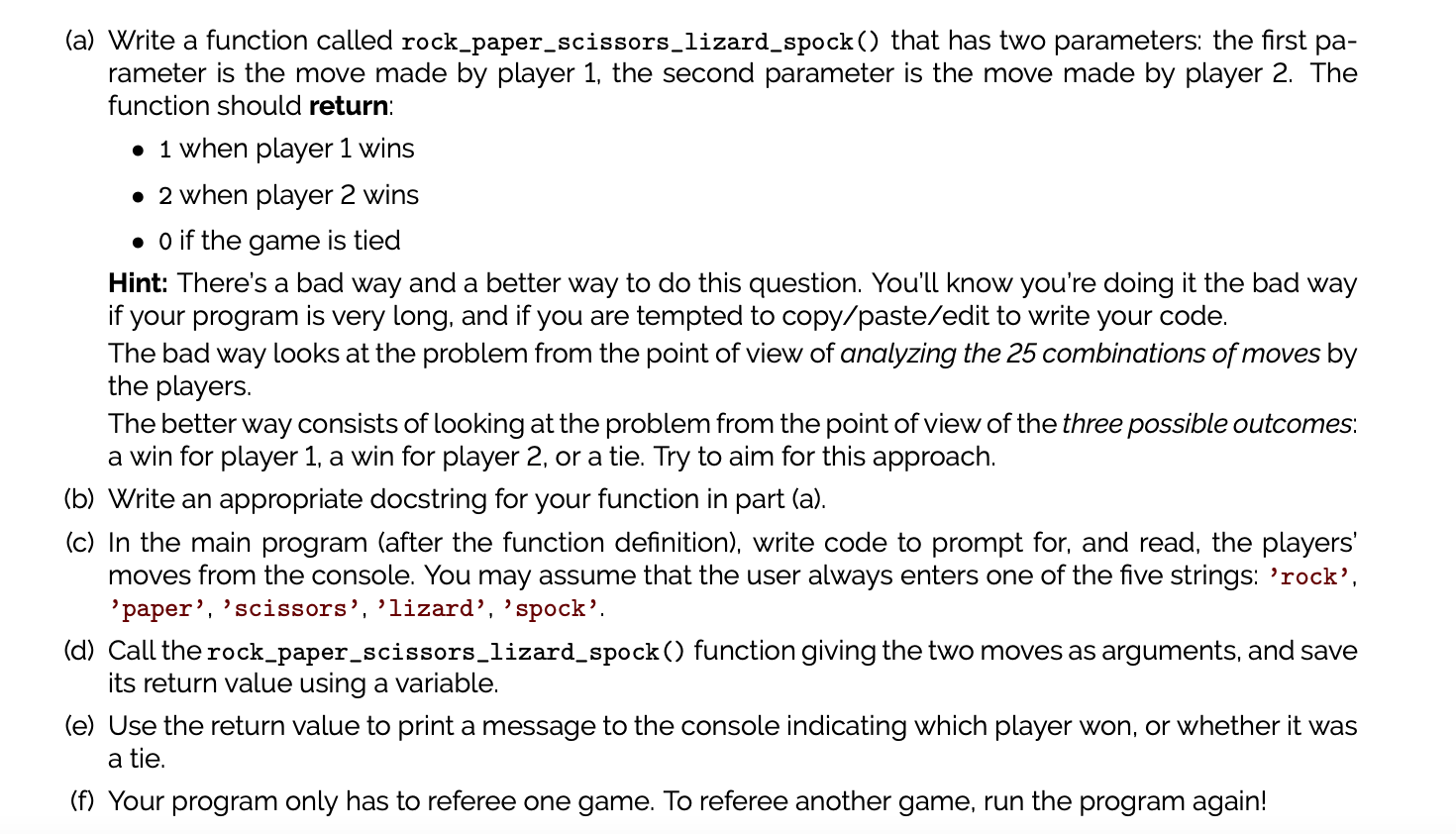 Solved Use this : def players_moves(move): if | Chegg.com