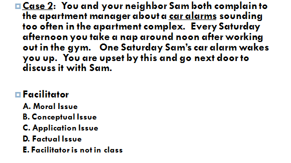 Solved Case 2: You and your neighbor Sam both complain to | Chegg.com