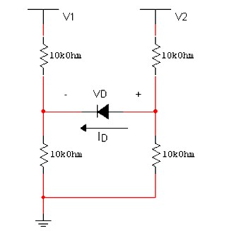 Solved If the diode is represented by the simplified model | Chegg.com