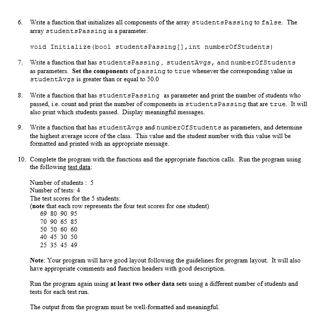 Solved Consider the following program that reads students' | Chegg.com